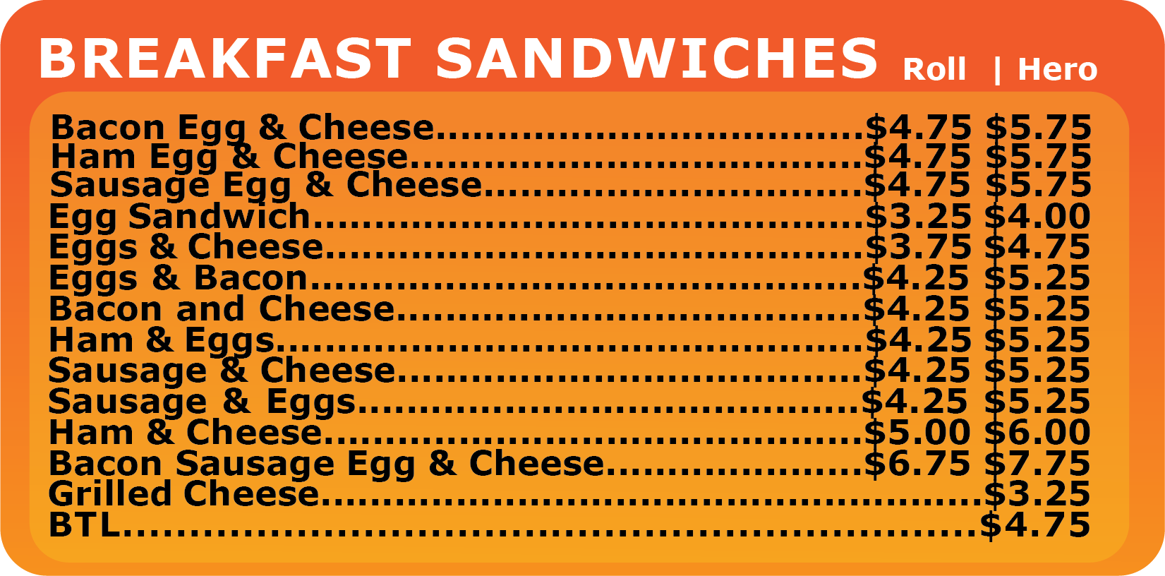 Menu – Meli Taqueria